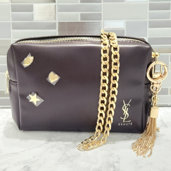 Yves Saint Laurent | Bags | Ysl Cosmetic Pouch To Crossbody Bag Purse ...